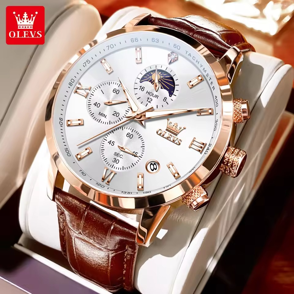 Olevs 9812 Original Chronograph Men watch code- 310 – Watch hub BD